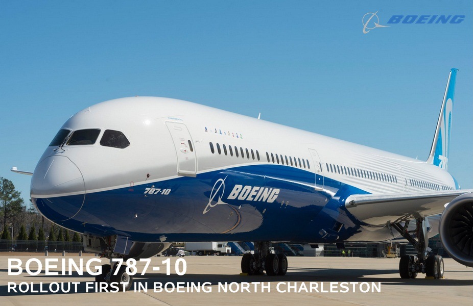 Rollout primer BOEING 787-10