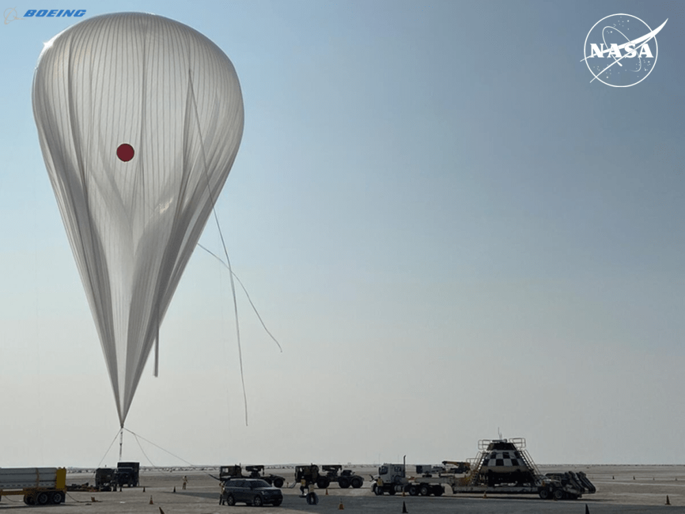 NASA-Boeing completan test paracaídas